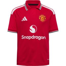 Adidas Manchester United 26-27 Heim Teamtrikot Kinder - Gr&ouml;&szlig;e 176 - rot