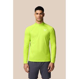 Castore Adapt 1/4 Zip Top Polyester Herren Gr&uuml;nes Activewear T-Shirts