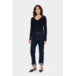 Saint Tropez Strickpullover MilaSZ Strickpullover Gerade Passform