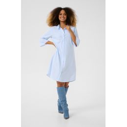 Cream Kleid gerade geschnitten blue