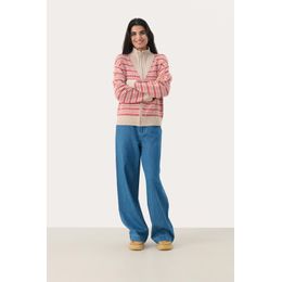 PART TWO Strickjacke Gerade Passform red