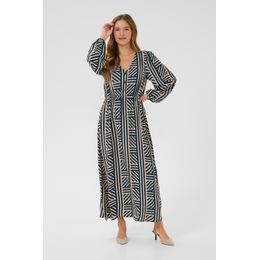 Kaffe Kleid Regular fit Sand Dollar Graphic Stripe sand