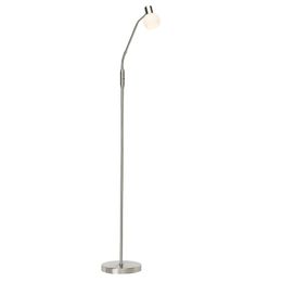 Brilliant Tischleuchte "Philo", wei&szlig; (eisen, wei&szlig;), 1, &Oslash; 22,5cm H: 140cm, 1 Stk., Leuchten, LED Stehlampe 1flg, Metall, Tischleuchte