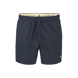 Badeshorts Lerros "Sportive Schwimmshorts mit Tunnelzugbund in gro&szlig;en Gr&ouml;&szlig;en", Herren, Gr. 4XL, Normalgr&ouml;&szlig;en, blau (classic navy), 100% Polyester, Badehosen Badeshorts