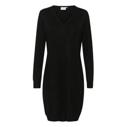 Midikleid Kaffe "Kleid KAmona", Damen, Gr. S, N-Gr, schwarz (schwarz deep), Obermaterial: 80% Viskose CV. 20% Nylon NY., Kleider Midikleid