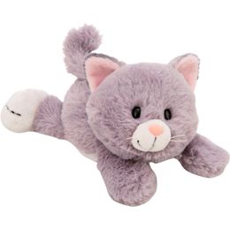 Kuscheltier Nici "Homies GREEN, Katze grau 20 cm liegend", grau, Pl&uuml;schfiguren, KinderB:15cm H:9cm L:20cm, Kuscheltier, B:15cm H:9cm L:20cm