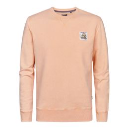 PETROL INDUSTRIES - Rundhals Pullover Velocidad M&auml;nner - Orange