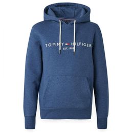 Tommy Hilfiger Logo Hoodie Blau