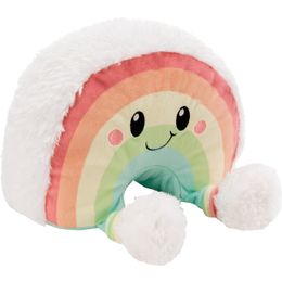 Kuscheltier Nici "Regenbogen Nibsi, 28 cm schlenkernd", bunt, Pl&uuml;schfiguren, KinderB:28cm H:21cm L:14cm, Kuscheltier, enth&auml;lt recyceltes Material, B:28cm H:21cm L:14cm