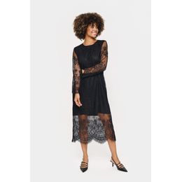 Saint Tropez Kleid Regul&auml;r geschnitten Schwarz black