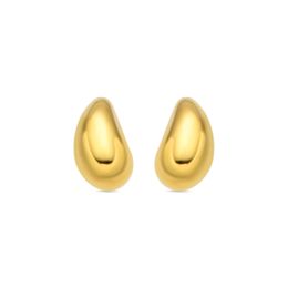 Luxenter Ohrringe aus 925er Sterlingsilber mit 18 Karat Gelbgold-Finish &ndash; Nokie