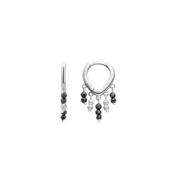 Luxenter Ohrringe aus 925er Sterlingsilber mit wei&szlig;er Perle und Rhodiumbeschichtung &ndash; Ukraes