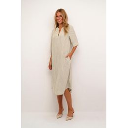 Kaffe Kleid Relaxed fit Chinchilla/Chalk Stripe multicolour