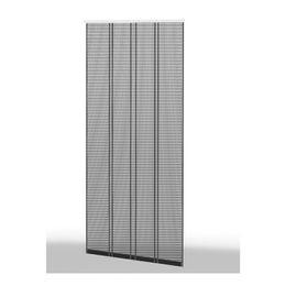 Hecht Klemm-Lamellenvorhang "COMFORT" 100x220cm Braun / Anthrazit
