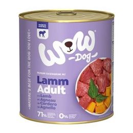 WOW Nassfutter Hund, Adult Lamm mit K&uuml;rbis 6x800 g