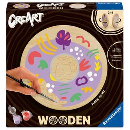 RAVENSBURGER VERLAG CreArt, Malen nach Zahlen Wooden - Florale Str&ouml;me