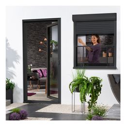 Hecht Alu-Schiebefenster "COMFY SLIDE XL", 75x100 cm in Anthrazit