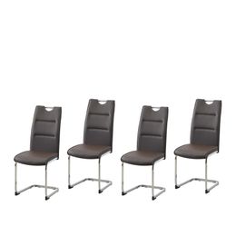 HTI-Living Schwingstuhl DannyC PU Braun