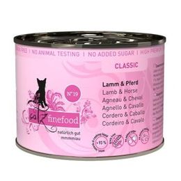 Catz Finefood Nassfutter Katze Classic Adult No. 19 Lamm und Pferd 24x200 g