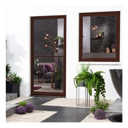 Hecht Fensterbausatz fl&auml;chenb&uuml;ndig "COMPACT" 130x150 cm in Braun