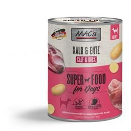 Mac's MAC's Nassfutter Hund Adult Kalb und Ente 6x800 g