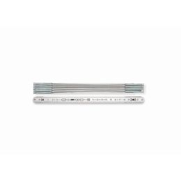 BMI Aluminiumgliederma&szlig;stab silberfarben, 1 m, Gliederst&auml;rke 1,4 mm, abriebfest