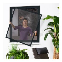 Hecht Alu-Fenster "MASTER SLIM" 130x150 cm in Anthrazit mit Pollenschutz