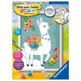 RAVENSBURGER VERLAG CreArt, Malen nach Zahlen Kinder - No Probllama
