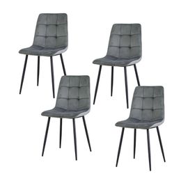 HTI-Living Stuhl Mesa Velvet 4er-Set