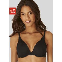 s.Oliver Push-up-BH 'Zo&egrave;' schwarz Gr. 85C. Mit Schmuckelement. Mit Herausnehmbaren Kissen und mit B&uuml;gel