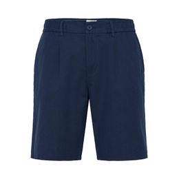 Shorts Blend "Shorts BHWoven", Herren, Gr. S, N-Gr, blau (marineblaus), Obermaterial: 51% Leinen LI. 49% Baumwolle CO., Hosen Shorts