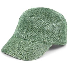 styleBREAKER "Gewebtes Baseball Cap Pailletten" 1 Stk.