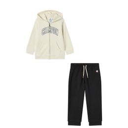 Jogginganzug Champion, Jungen, Gr. 92, icv, nbk, Obermaterial: 54% Baumwolle, 46% Polyester, Sportanz&uuml;ge Jogginganzug, f&uuml;r Kinder, mit Kapuze, mit durchgehendem Rei&szlig;verschluss
