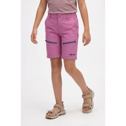 Shorts Trollkids "KIDS SEILAND SHORTS", M&auml;dchen, Gr. 158, N-Gr, mallow pink, violet blau, Obermaterial: 100% Polyamid, Hosen Shorts, f&uuml;r Trekking, aus strapazierf&auml;higem Polyamid, atmungsaktiv