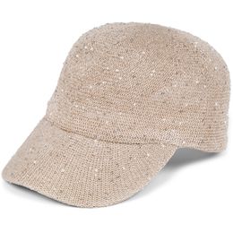 styleBREAKER "Gewebtes Baseball Cap Pailletten" 1 Stk.