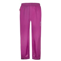 Regenhose Trollkids "KIDS TROLLTUNGA PANTS", M&auml;dchen, Gr. 116, N-Gr, pink (fresh berry), Web, Obermaterial: 100% Polyamid, unifarben, Basic lang, Hosen Regenhose, wasserdichtes Material, mit Mesh-Tasche innen, mit Druckknopf