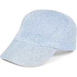 styleBREAKER "Gewebtes Baseball Cap Pailletten" 1 Stk.