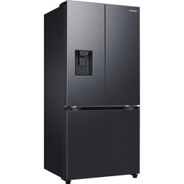 Samsung French Door, Energieeffizienz: E (A-G), silber (schwarz), B:81,7cm H:177,6cm T:71,5cm, K&uuml;hlschr&auml;nke, Auto Ice Maker per Festwasseranschluss, Topseller