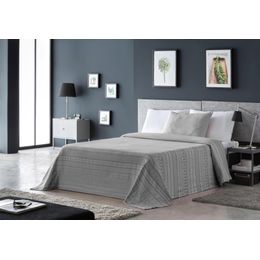 Tagesdecke OTTO HOME "Toscana", grau (hellgrau), B:240cm L:250cm, Mischgewebe, Tagesdecken, Tagesdecke in verschiedenen Gr&ouml;&szlig;en