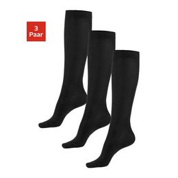 Bench. Kniestr&uuml;mpfe schwarz Gr. 35-38 f&uuml;r Damen