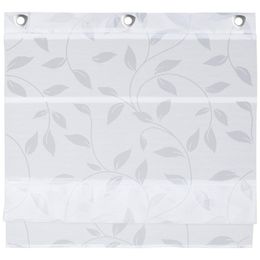 Novel Magnetrollo Boria, Wei&szlig;, Textil, Bl&auml;tter, 100x130 cm, Oeko-Tex&reg; Standard 100, L&auml;nge universell einstellbar, Wohntextilien, Rollos & Jalousien, Rollos