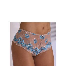 Nuance Panty mehrfarbig Gr. 40/42 f&uuml;r Damen. Mit Schleife, Spitze. Figurbetont