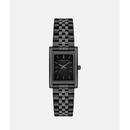 Quarzuhr Liebeskind Berlin "Classic Square", schwarz (schwarz, schwarz), Armbanduhren, Damen, Quarzuhr, Armbanduhr, Damenuhr, Edelstahlarmband, analog