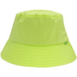 Sonnenhut Chillouts "Ballina Hat", Herren, Gr. L/XL, gr&uuml;n (neon gr&uuml;n), Canvas, Kunstfaser, unifarben, H&uuml;te, mit Hutband zur Gr&ouml;&szlig;enanpassung