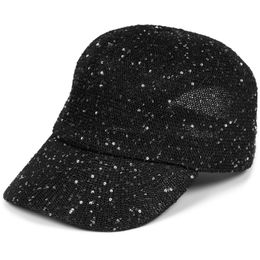 styleBREAKER "Gewebtes Baseball Cap Pailletten" 1 Stk.