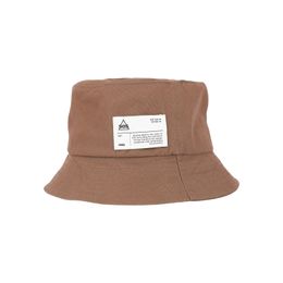 Strohhut SOS "Dovre", Damen, braun (karamell), Baumwolle, unifarben, H&uuml;te Strohhut, mit trendigem Logopatch