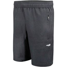 Sporthose CAPELLI SPORT, Herren, Gr. S, N-Gr, grau (dunkelgrau), Obermaterial: 100% Polyester, unifarben, regular fit 3/4-L&auml;nge, Hosen Sporthose, mit Markenlabel