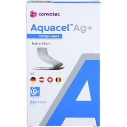 Avitamed Aquacel Ag+ 1x45 cm Tamponaden 5 St