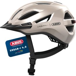 Fahrradhelm Abus "URBAN-I 4.0" Gr. S, beige (champagne gold), Helme, S/904 Kopfumfang: 51cm - 55cm