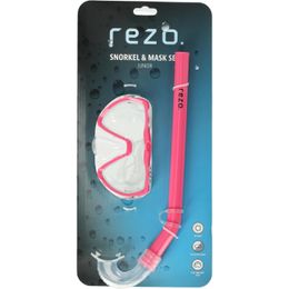 Taucherbrille REZO "Matira", rosa (hellrosa), Sportbrillen, Kinder, mit gro&szlig;em Gesichtsfeld